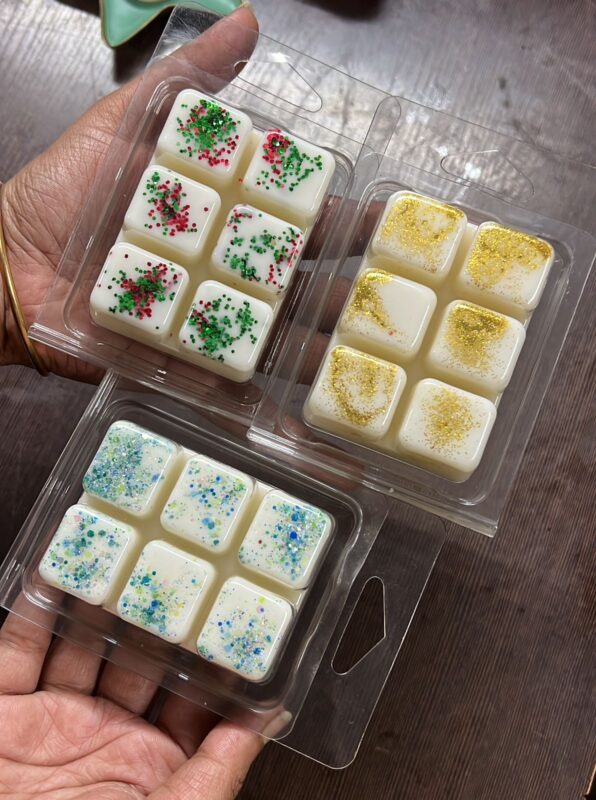 Wax melt cube shaped container - Soapaloop